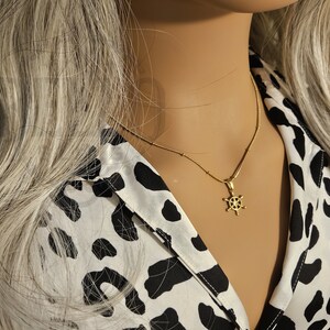 Gold Ship Wheel Pendant Necklace: Stainless Steel Nautical Charm - Etsy