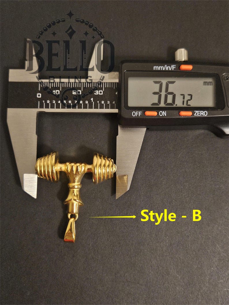 Dumbbell Pendant Necklace, Gold-finish, Gym Style, Lift Life, Fitness ...