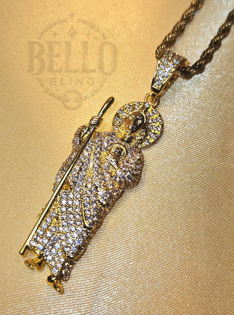 San Judas Tadeo Pendant - Religious Amulet, Spiritual Religious ...