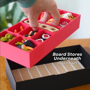 Sushi Chess Set – 3D Printed Novelty Chess Game | Perfect Gift for ...