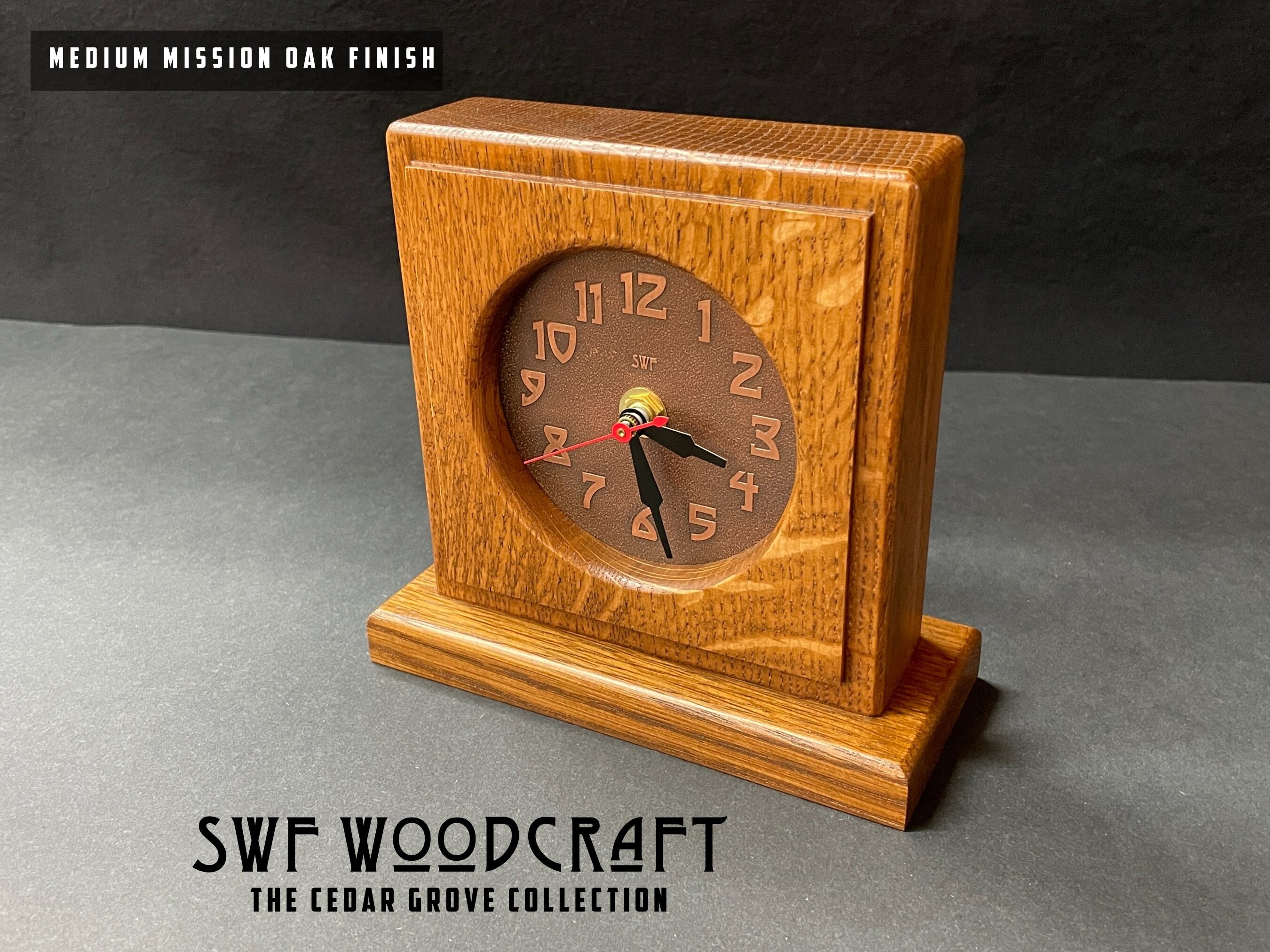 Arts & Crafts Mission Style Clock - Etsy