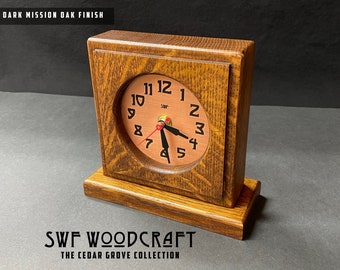 Arts & Crafts Mission Style Clock - Etsy
