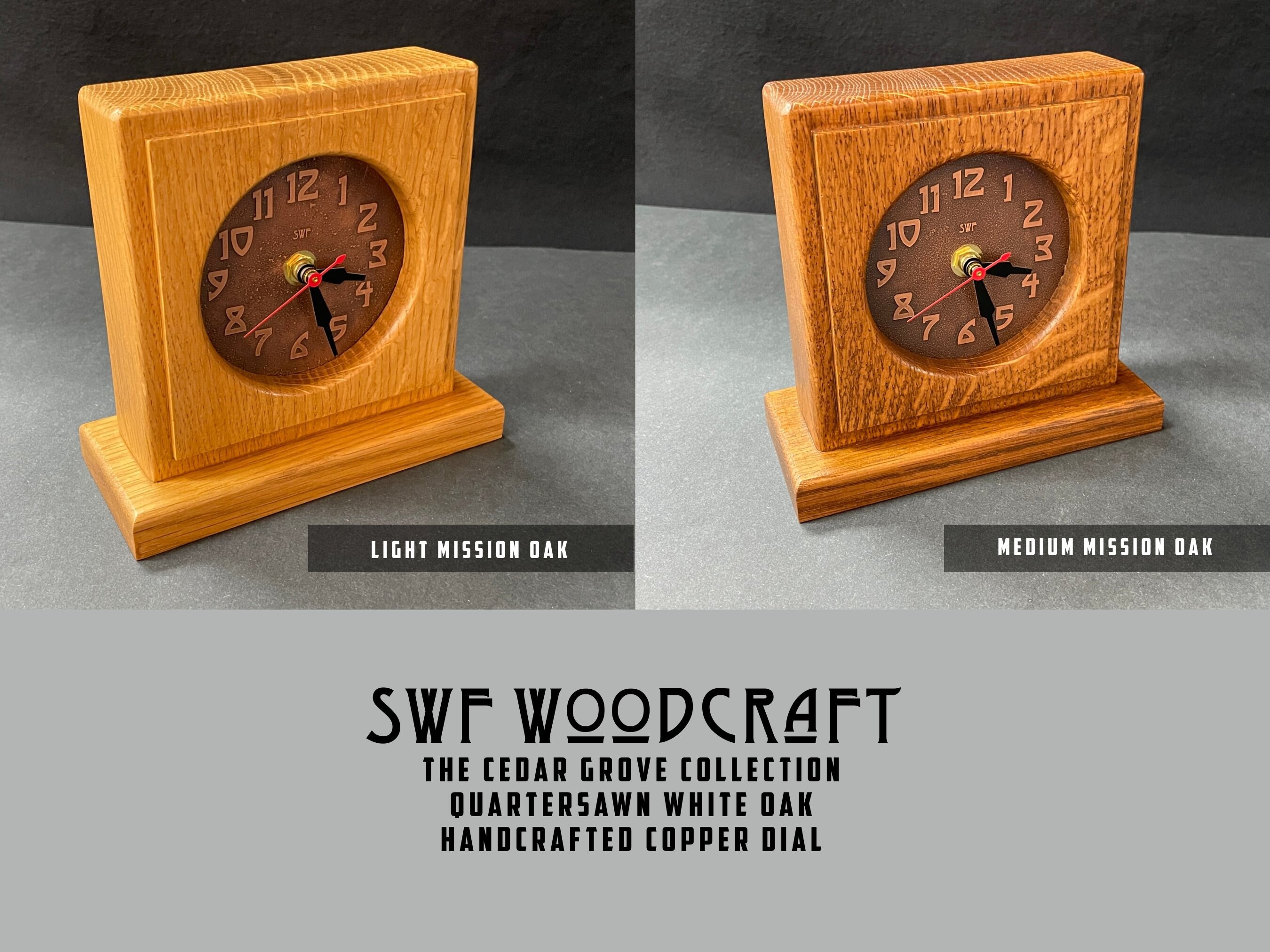 Arts & Crafts Mission Style Clock - Etsy