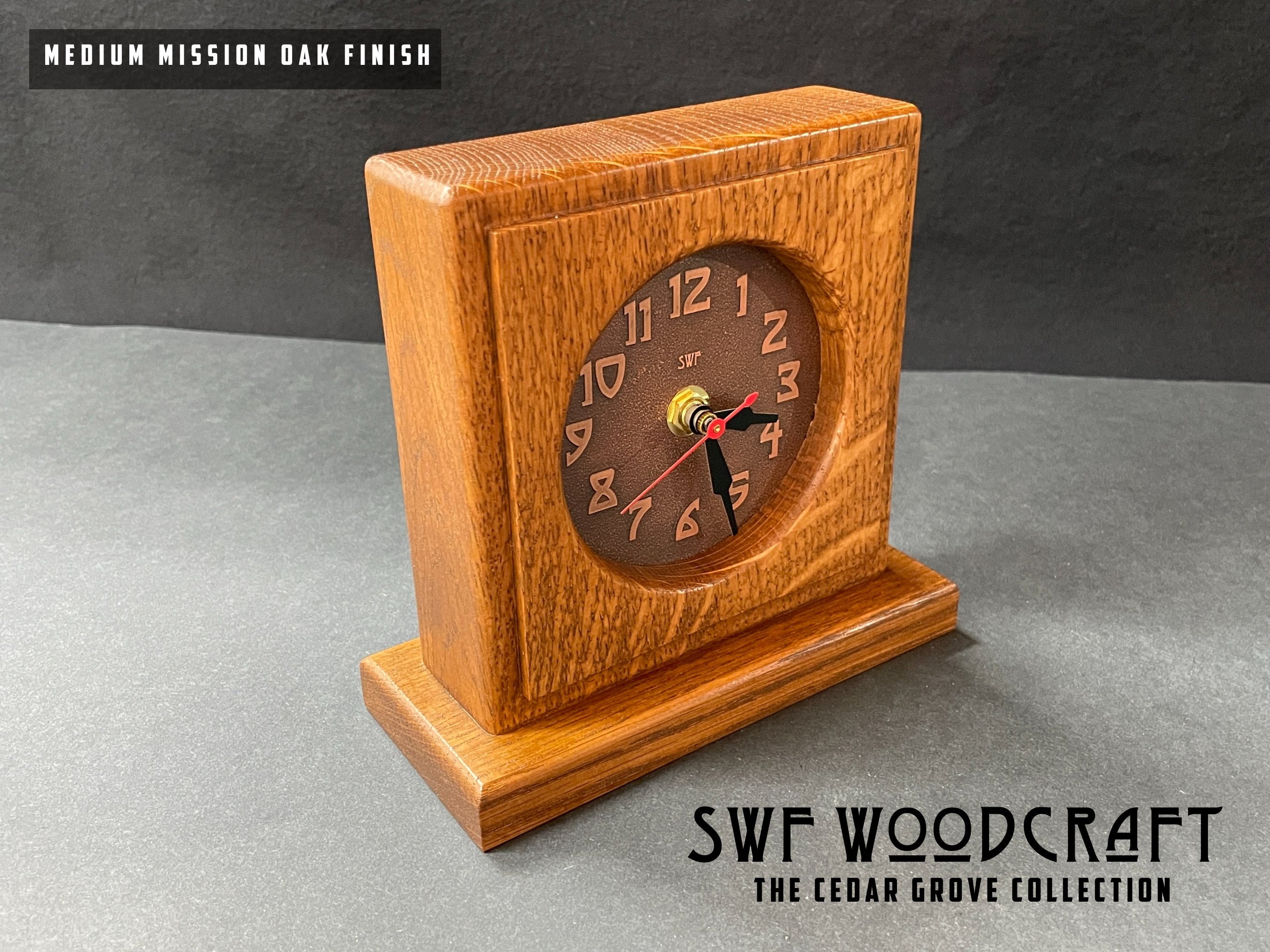 Arts & Crafts Mission Style Clock - Etsy