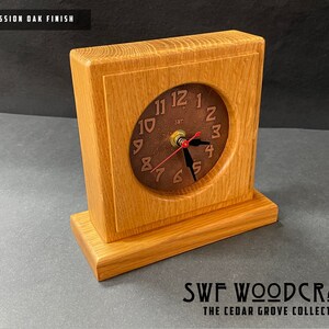 Arts & Crafts Mission Style Clock - Etsy