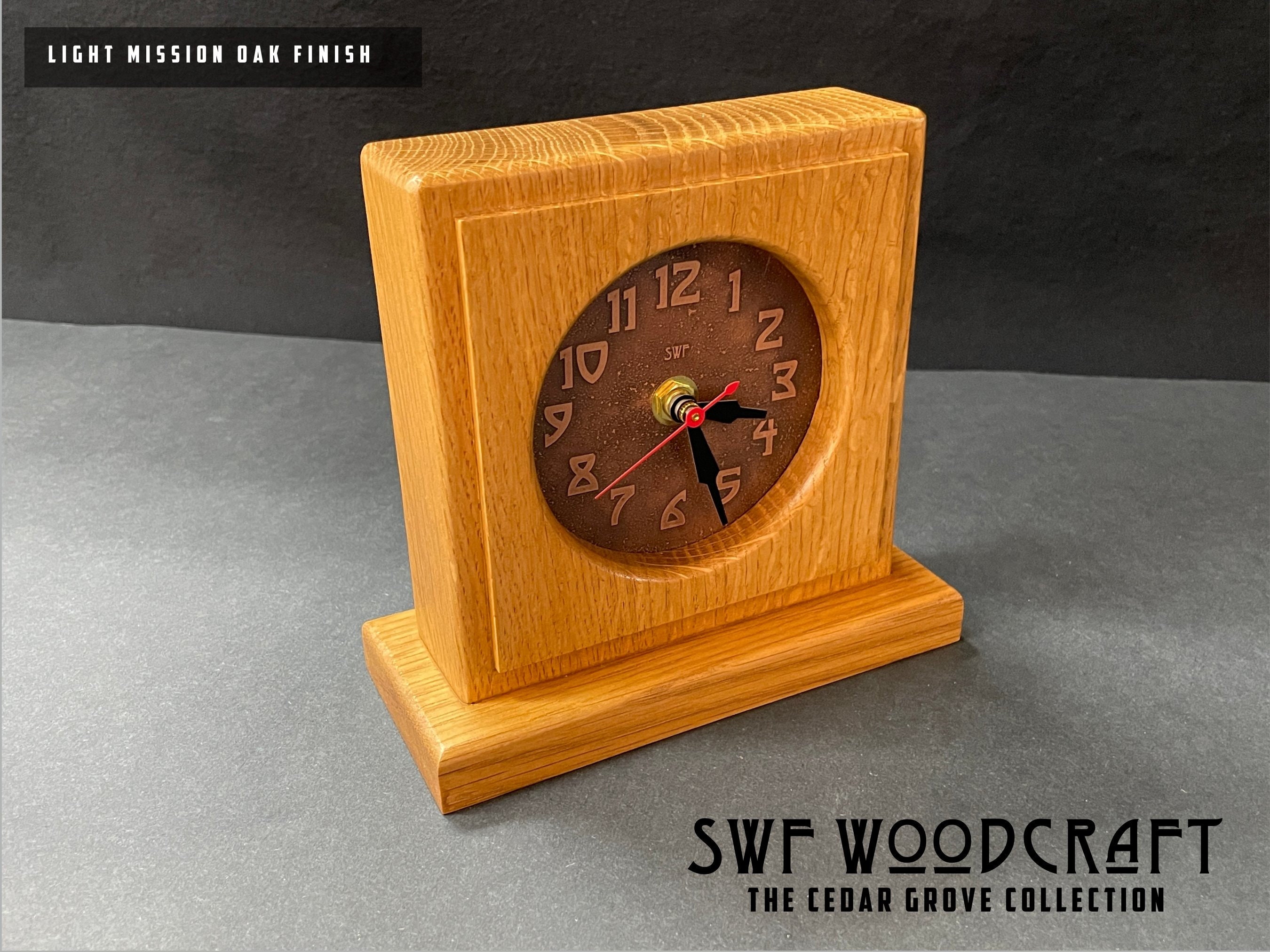 Arts & Crafts Mission Style Clock - Etsy