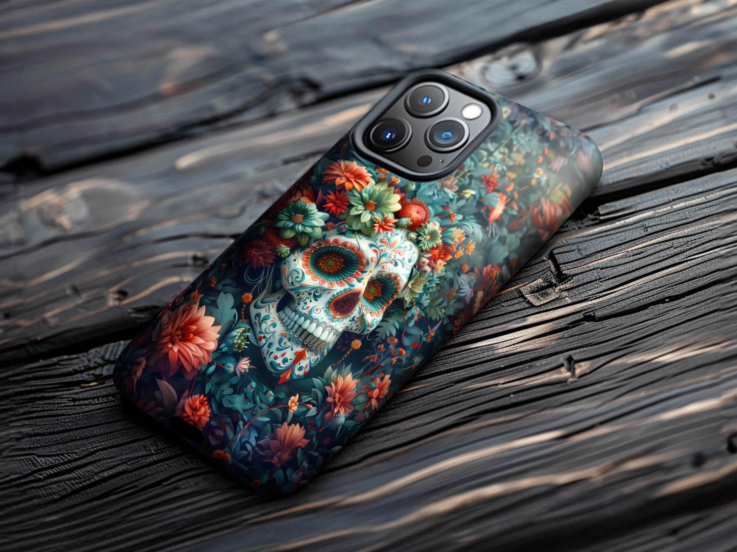 Magsafe iPhone Case, Skull Phone Case, Skull Print Phone Case, Magsafe ...