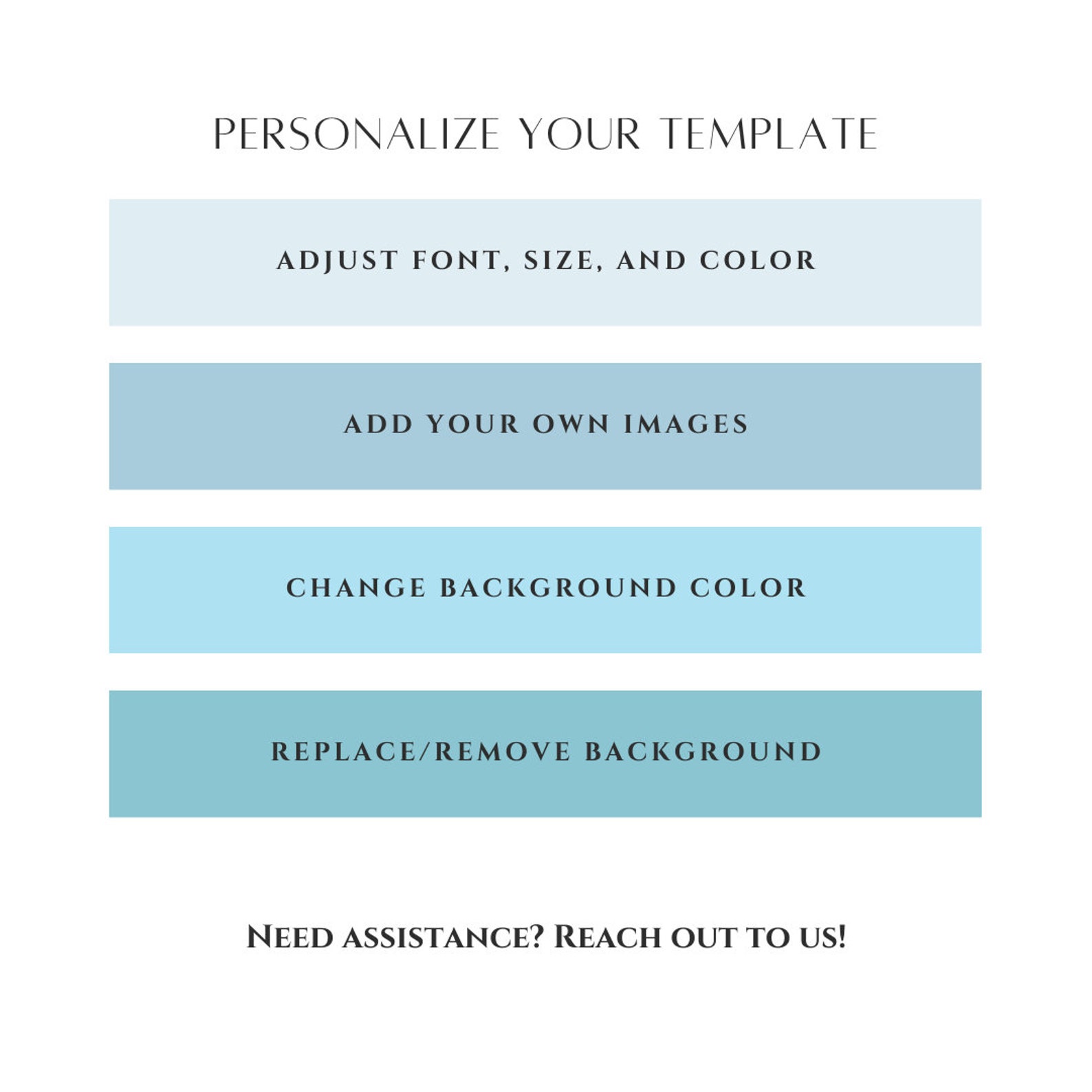 Light Blue Baby Shower Invitation Template, Floral Baby in Bloom, Baby ...