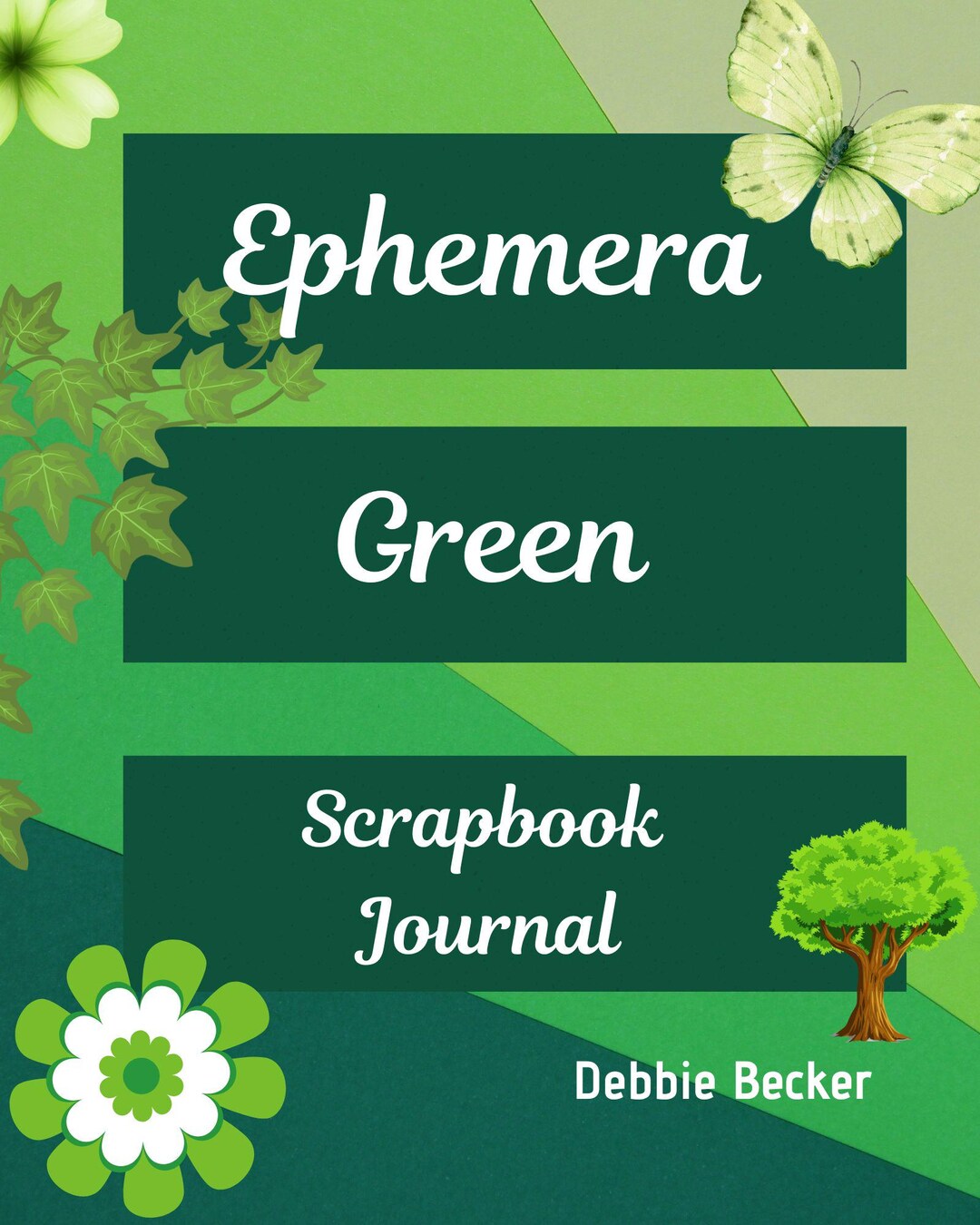 Gorgeous Green Ephemera Image Book - Etsy