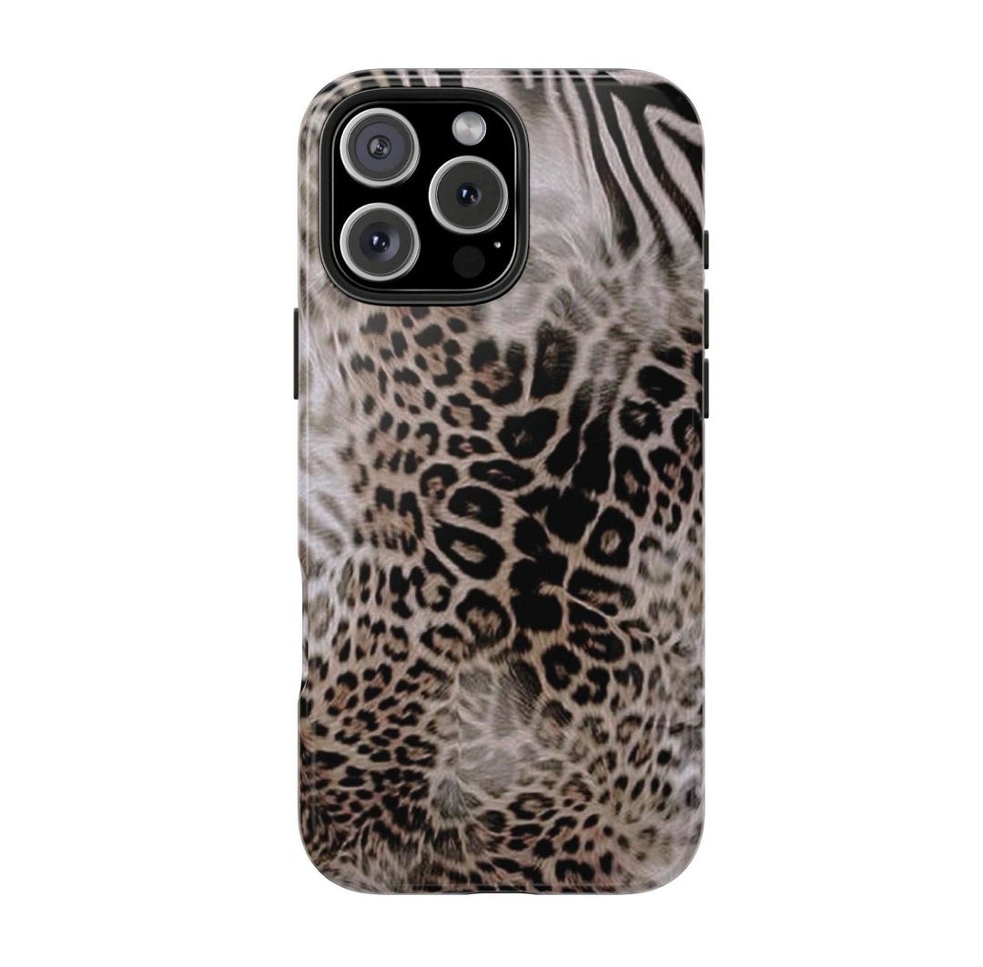 Animal Print Phone Case: Cheetah, Zebra, Tiger - Etsy