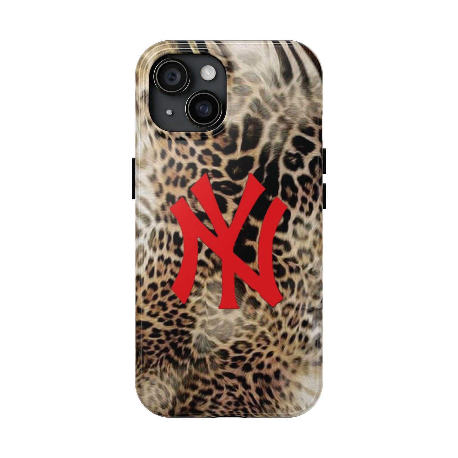 Red NYC New York Animal Print Cheetah Leopard iPhone & Galaxy Case - Etsy
