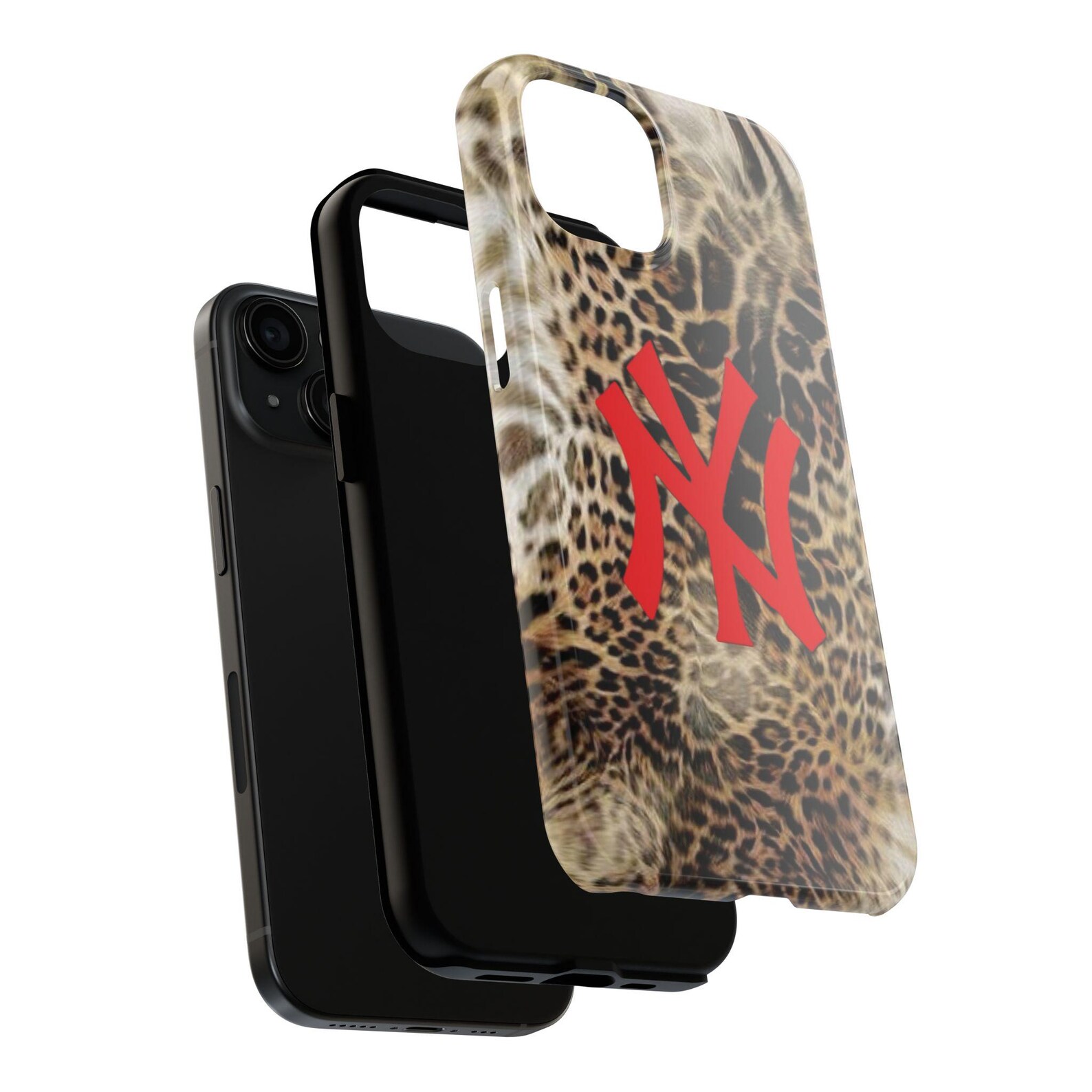 Red NYC New York Animal Print Cheetah Leopard iPhone & Galaxy Case - Etsy
