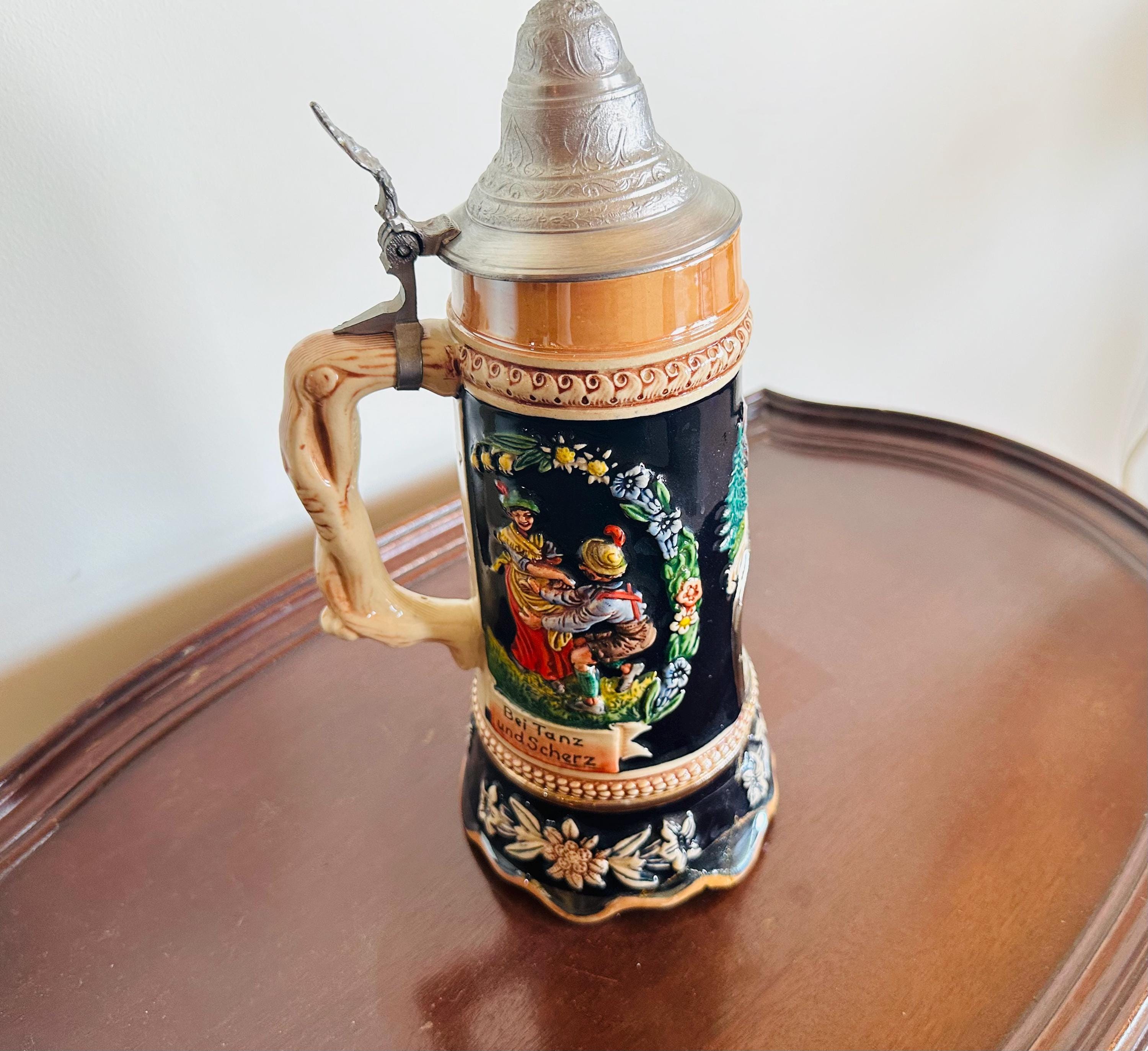 Rare German Beer Stein Music Box - Etsy