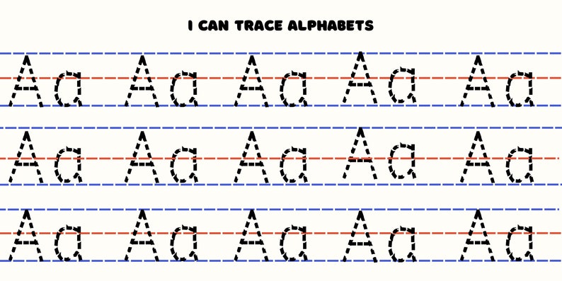 Tracing Pad for Kids - Etsy