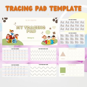 Tracing Pad for Kids - Etsy