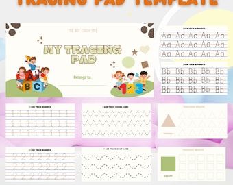 Let's Trace Cursive Tracing Pad for Kids Handwriting Practice ...