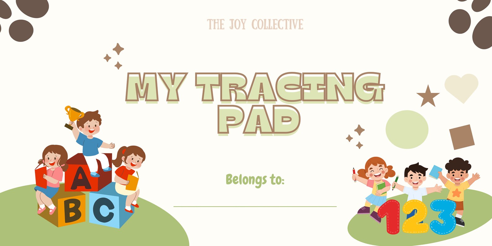 Tracing Pad for Kids - Etsy