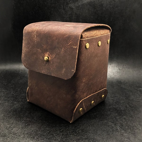 Mtg Deck Box Leather - Etsy