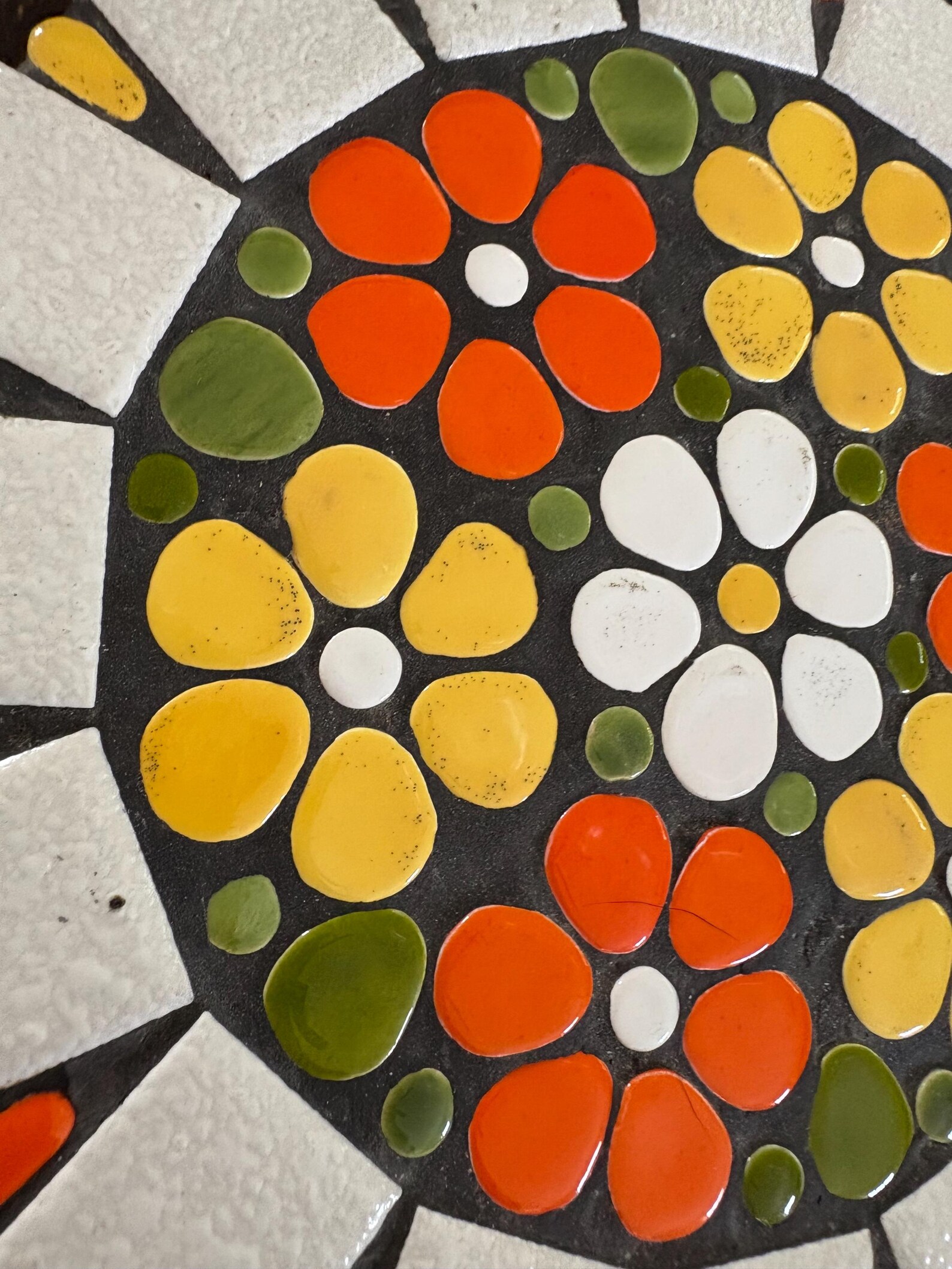 Vintage 1970s Mosaic Trivet Hot Plate - Etsy