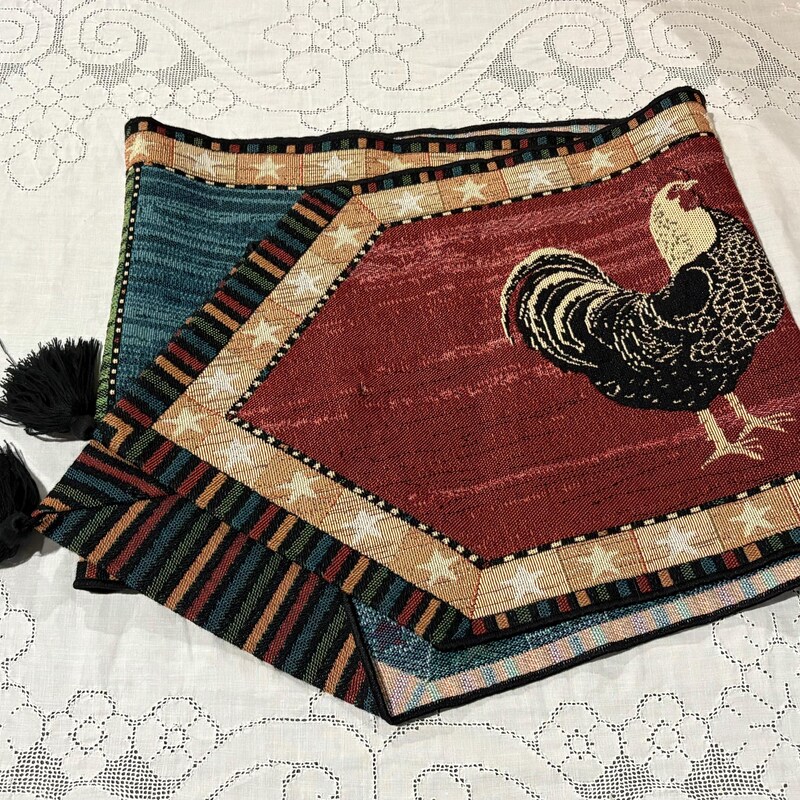 Rooster Table Runner - Etsy