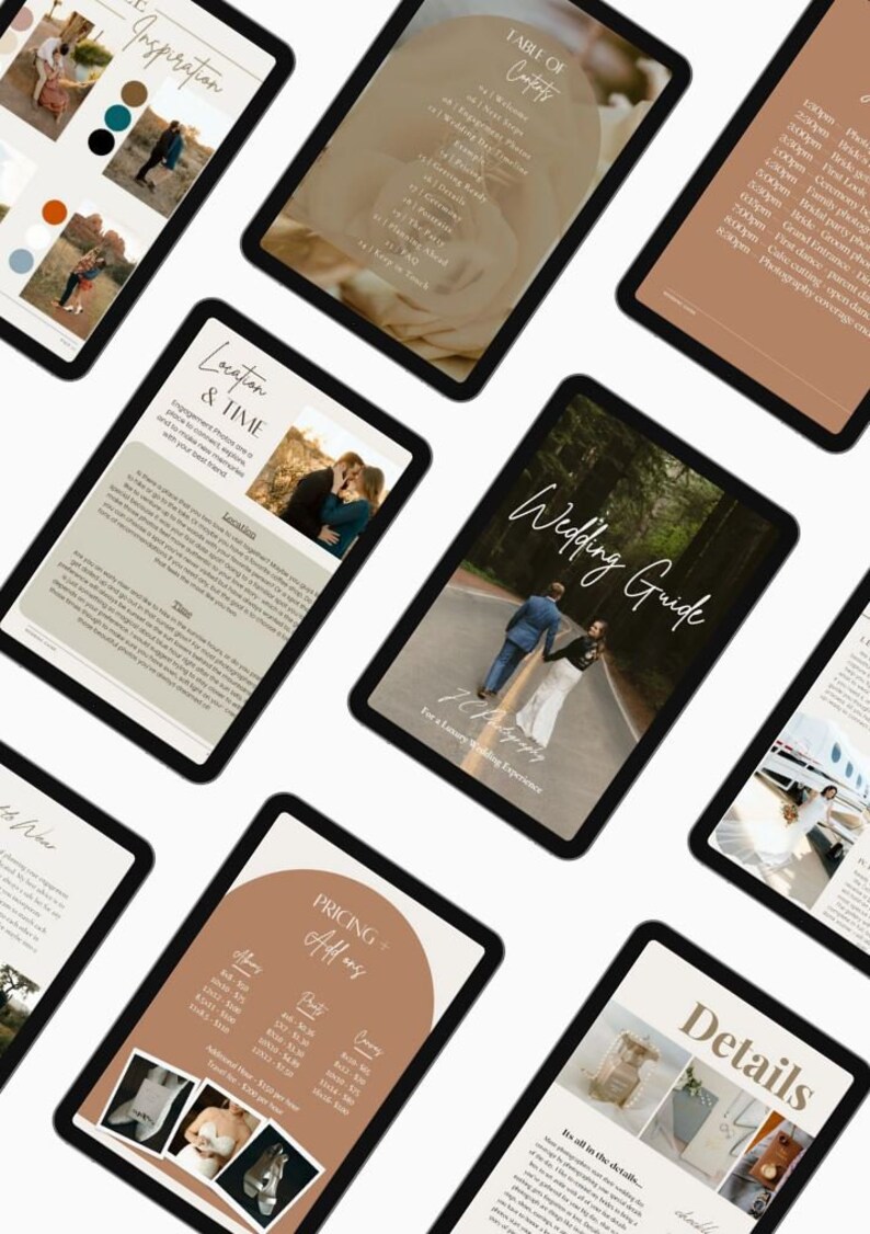 Wedding Photography Guide Template, Wedding Guide Pre Written, Wedding ...