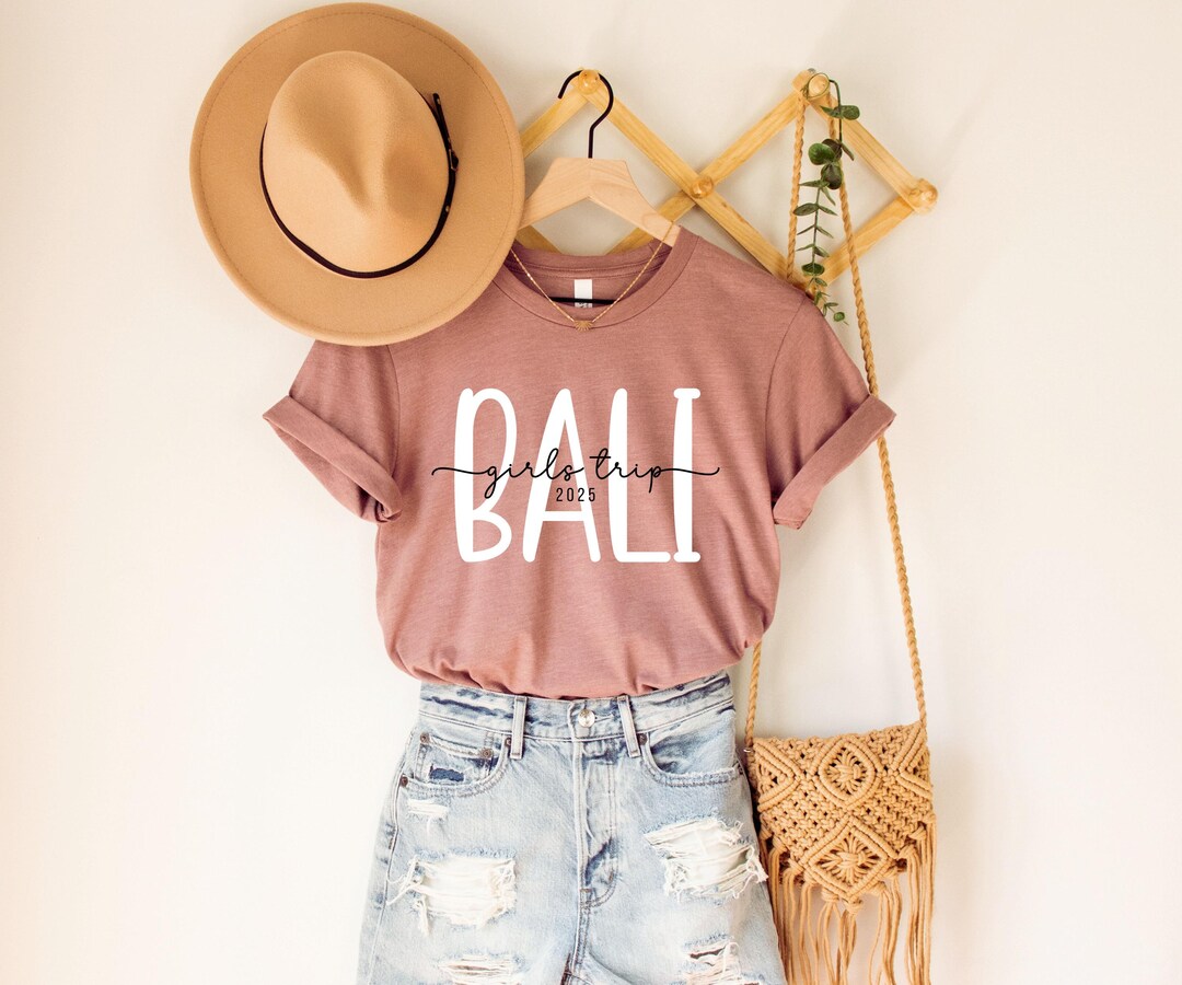 Girls Trip Bali 2025 Shirt, Bali Adventure Unisex, Best Friends Girls ...