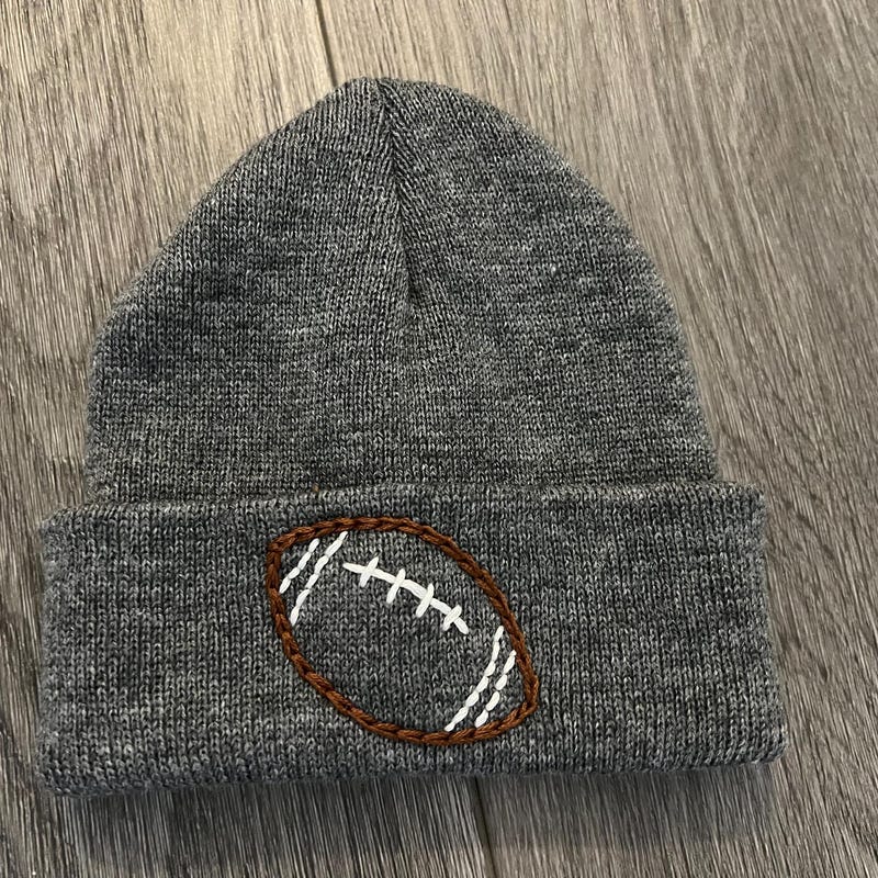 Embroidered Football - Etsy