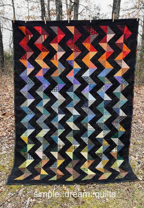 Modern Zig Zag Quilt