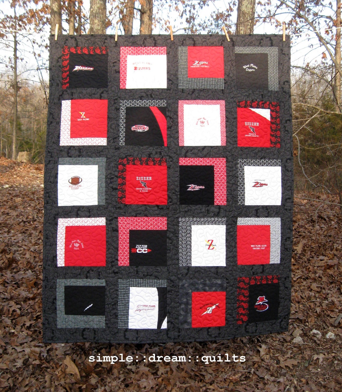 College Dorm Quilt, Memory Quilt, T-shirt Quilt, Nap Quilt, Lap Quilt ...
