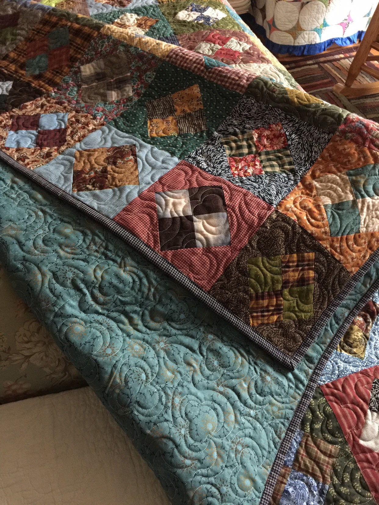 CUSTOM Quilt - Made to Your Size and Preferred Color Range - DEPOSIT ...