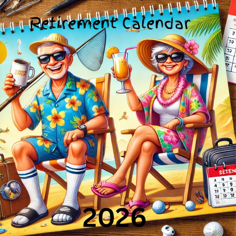 Retiree Calendar - Etsy
