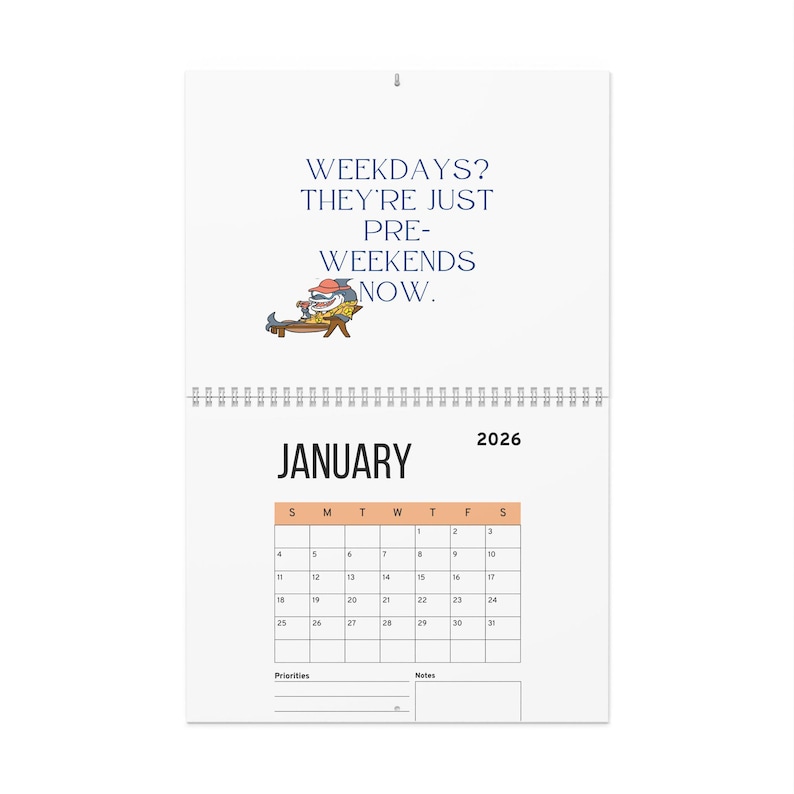 Funny Retirement Wall Calendar 2026, Retirement Gift for Women - Etsy