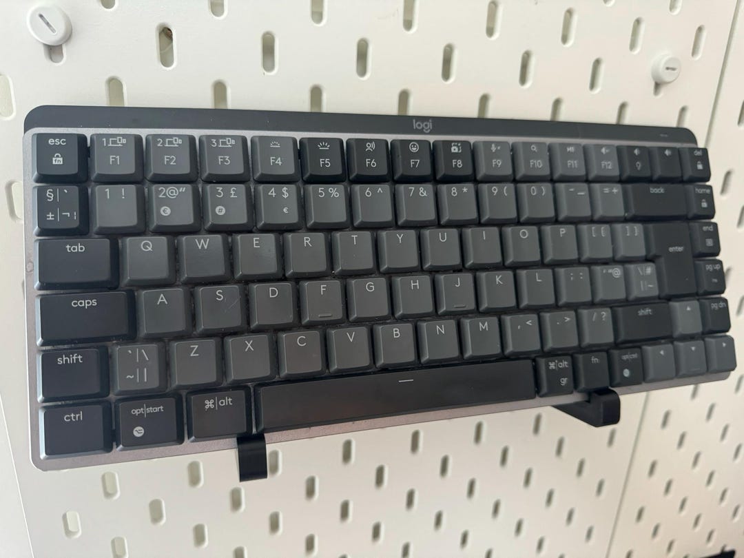 Keyboard Hooks Holder Display Stand for IKEA SKADIS / UPPSPEL Pegboard ...