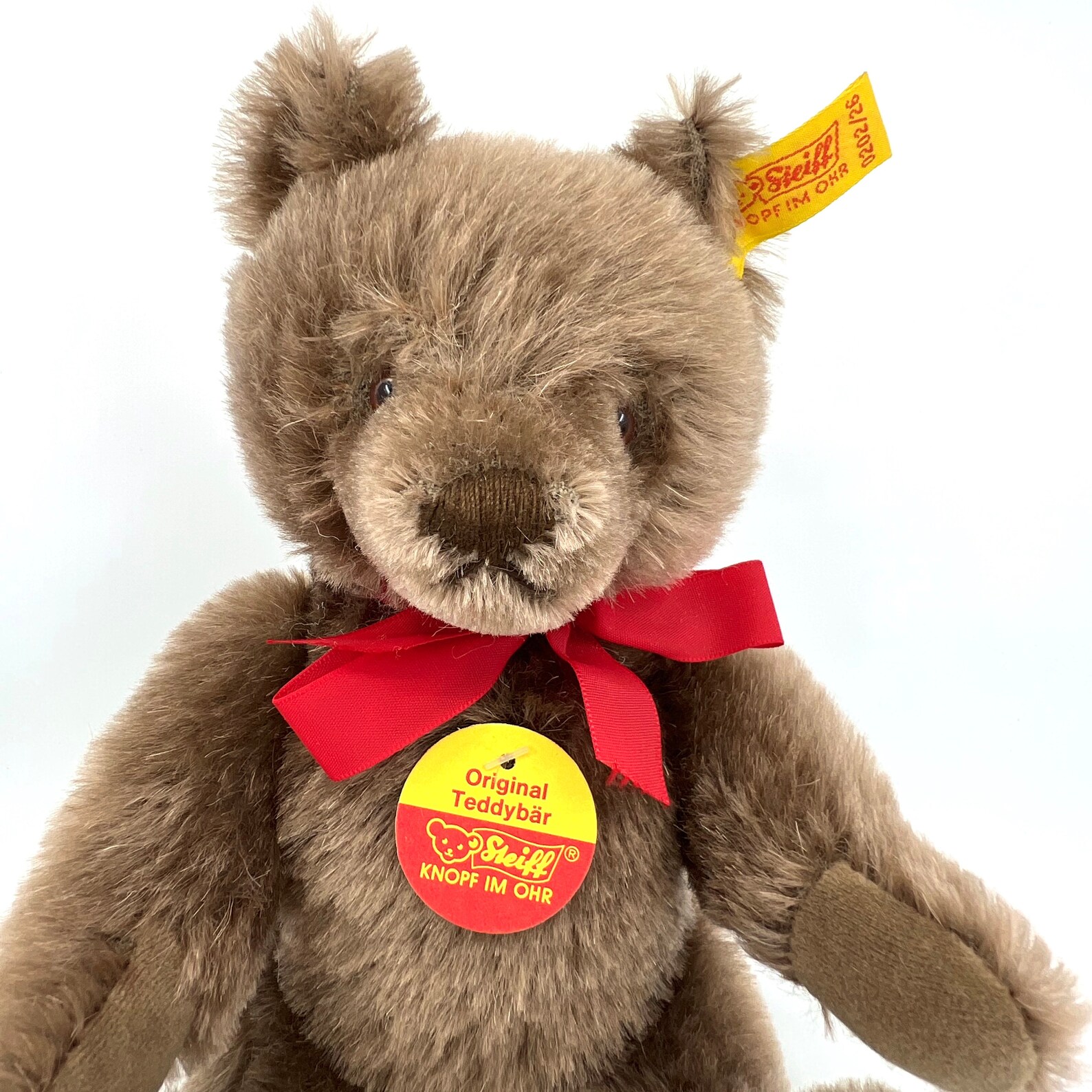Steiff Germany Mask Original Teddy Bear 1970s Brown Mohair Plush 26cm ...
