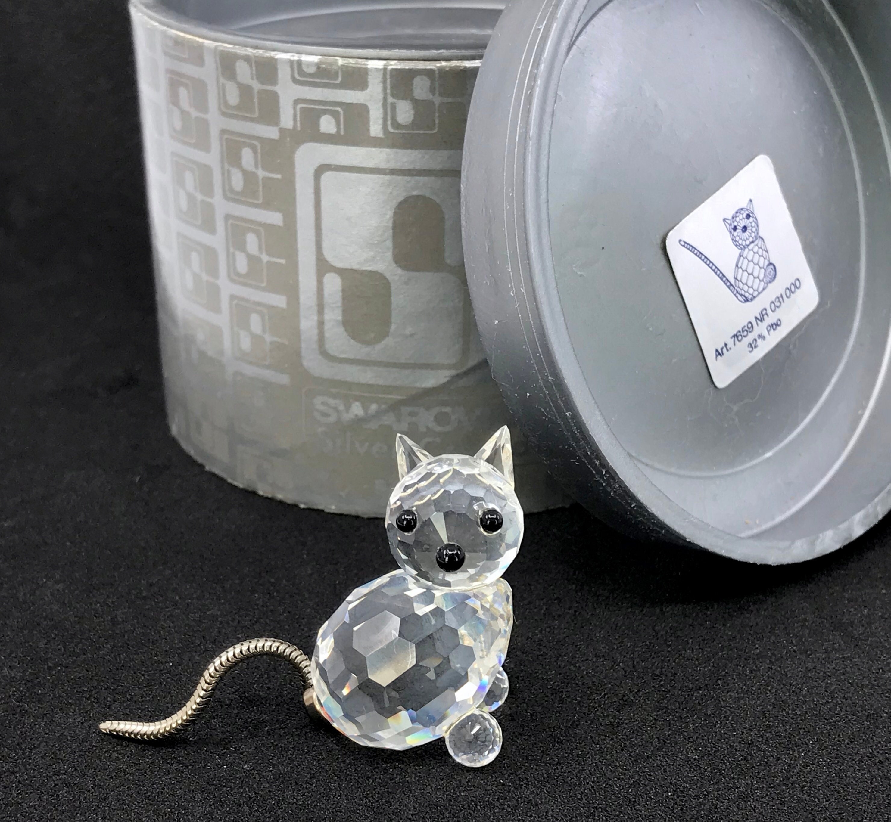 Swarovski Cat Figurines