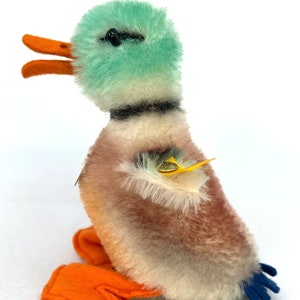Steiff Colorful Duck Ente 1952 Historic Mini 1996 Mohair Plush ID ...