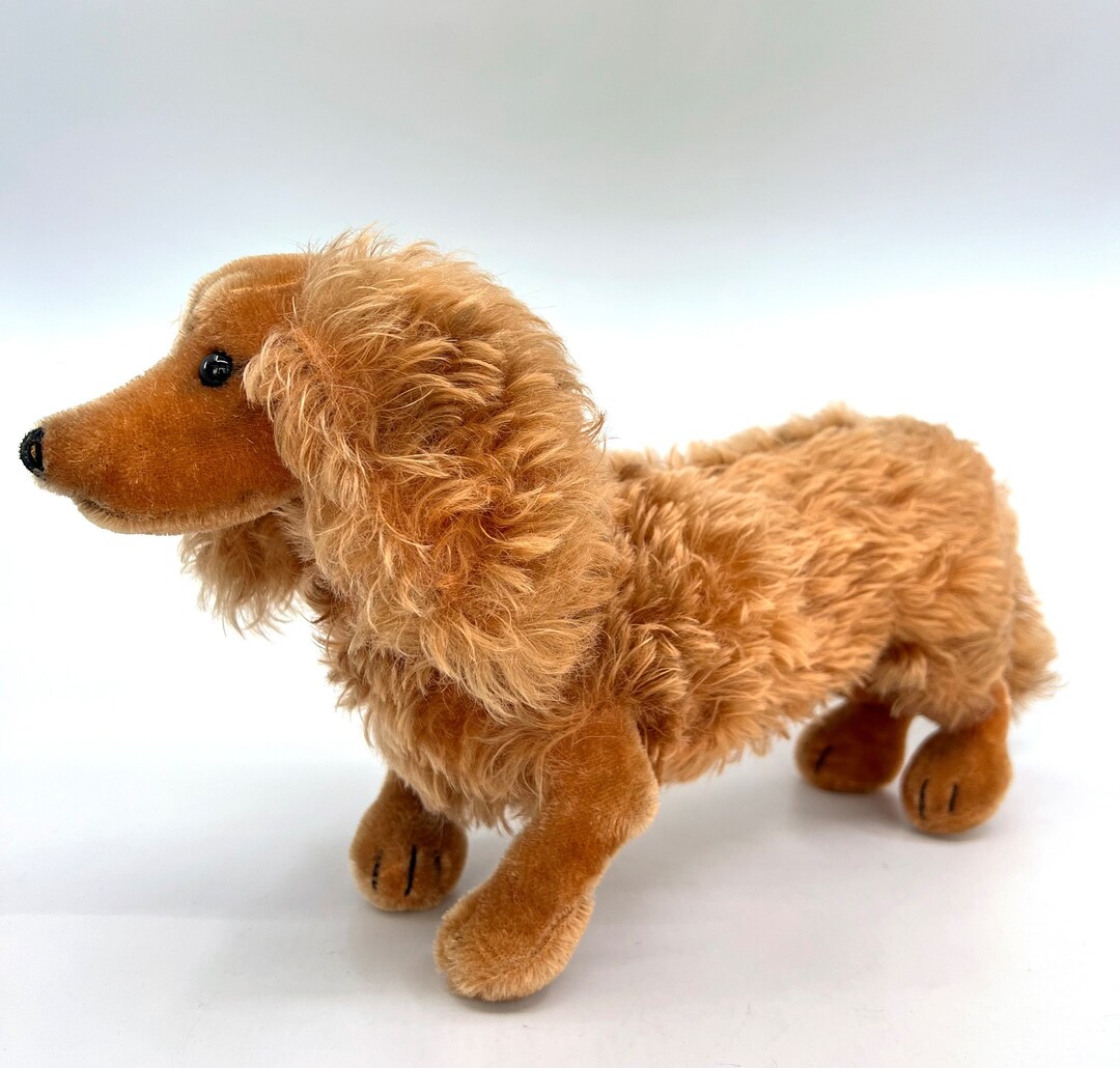 Steiff Germany Waldi Dachshund Dog 28cm 11 Inches Long 1960s Mohair ...