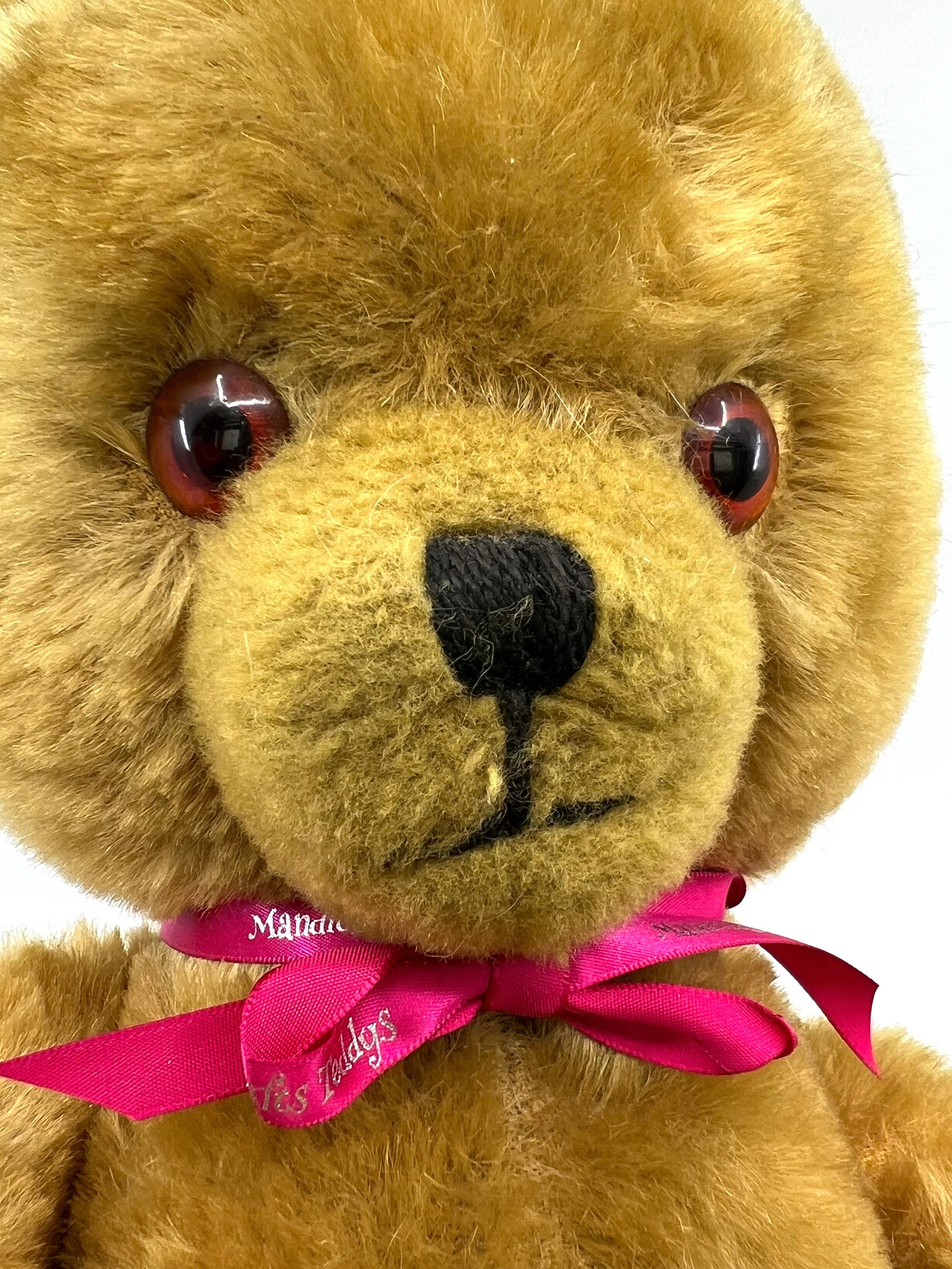 Pedigree Ireland Teddy Bear 1960s Seam Tag Gold Mohair Bells - Etsy