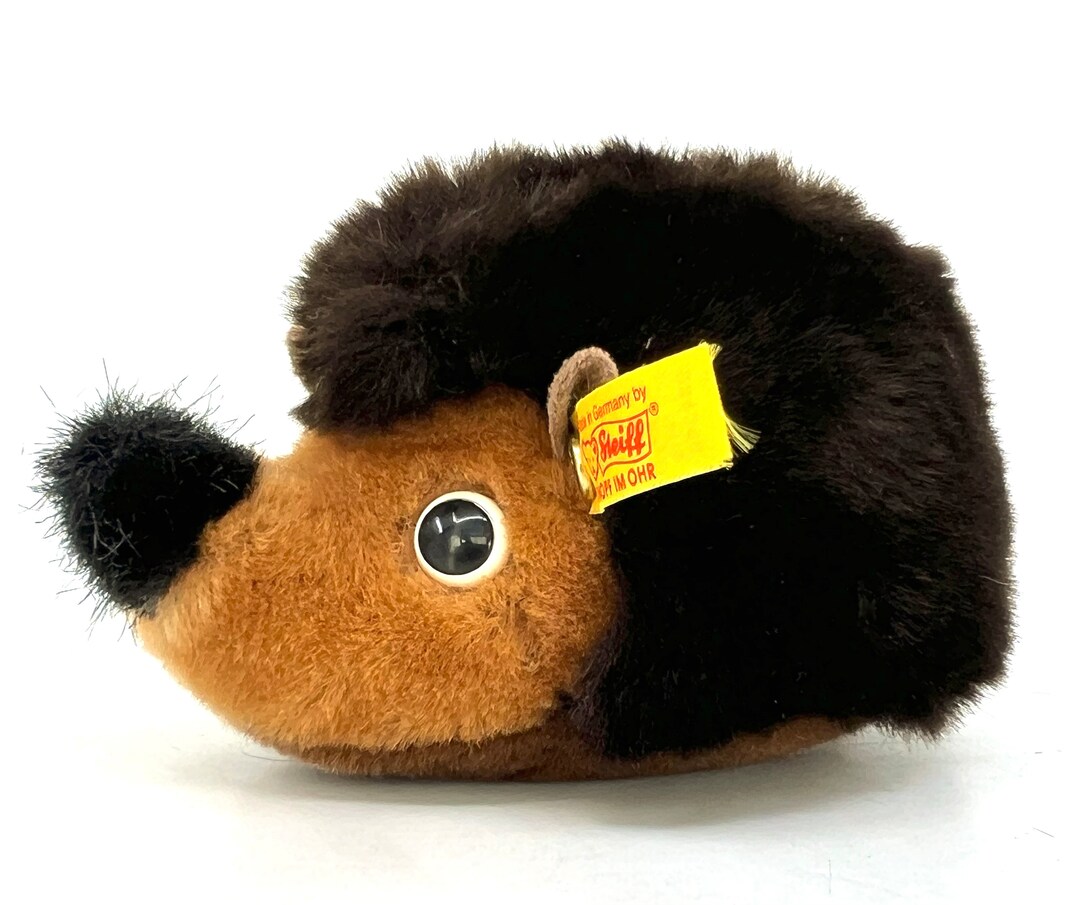 Steiff Joggi Plush Hedgehog 1990s ID Button and Tag 10 Cm 4 Inches ...