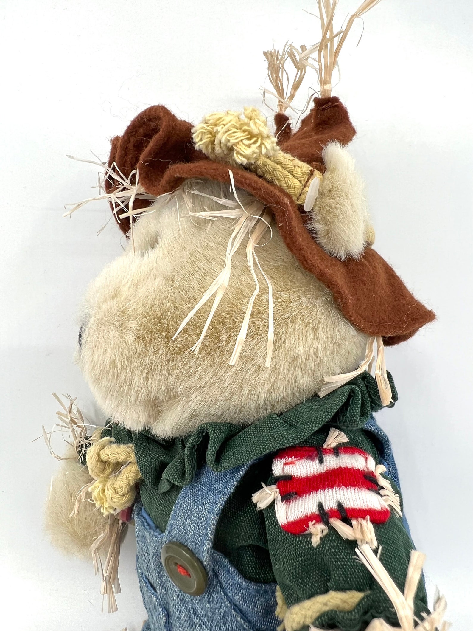Starbucks Scarecrow Bearista Fall Plush Teddy Bear 16th Edition 2001 ...