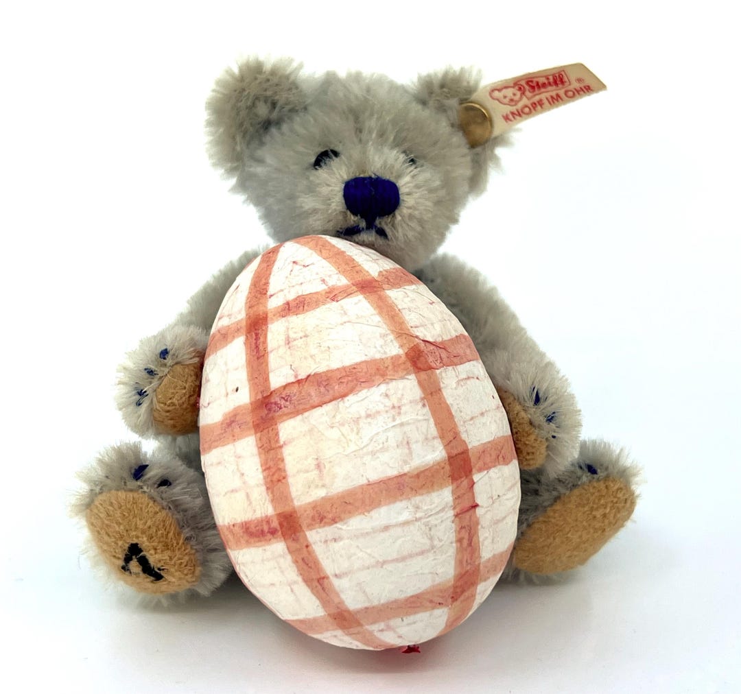 Steiff Calendar April Mini Teddy Bear 2001 Mohair Limited Edition ...