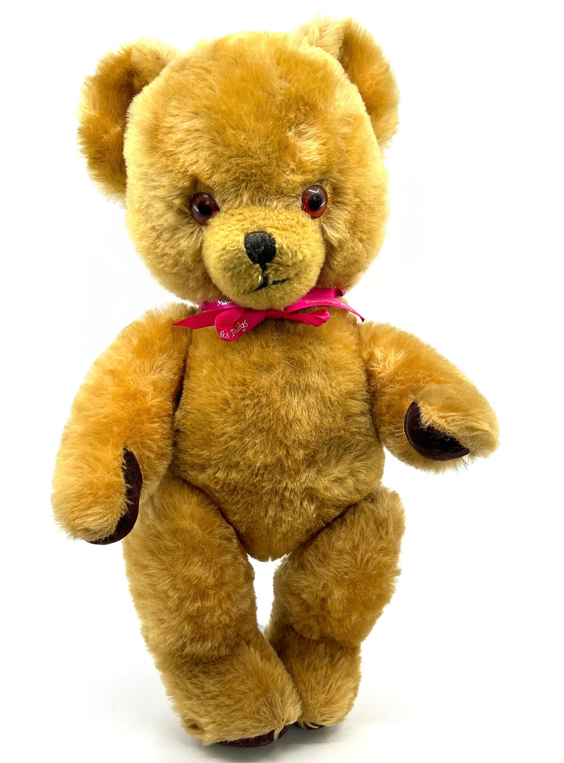 Pedigree Ireland Teddy Bear 1960s Seam Tag Gold Mohair Bells - Etsy