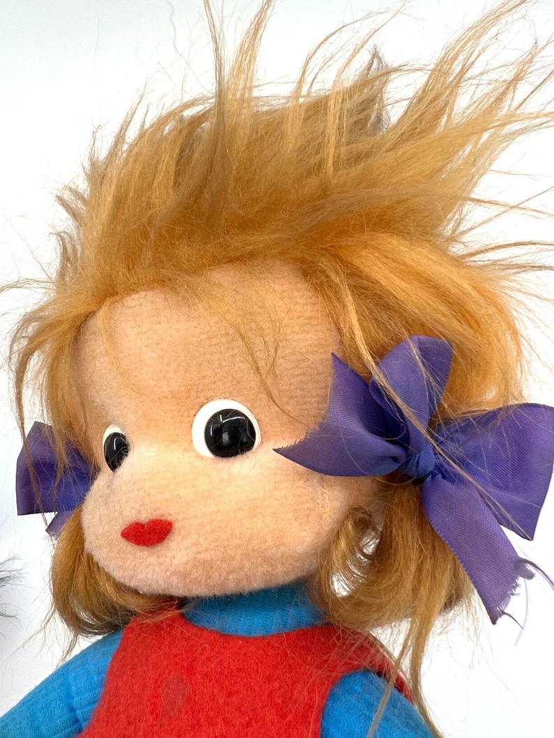 Schuco Doll Pair Patsy Girl Pit Boy Bigo Bello Dralon Plush and Fabric ...