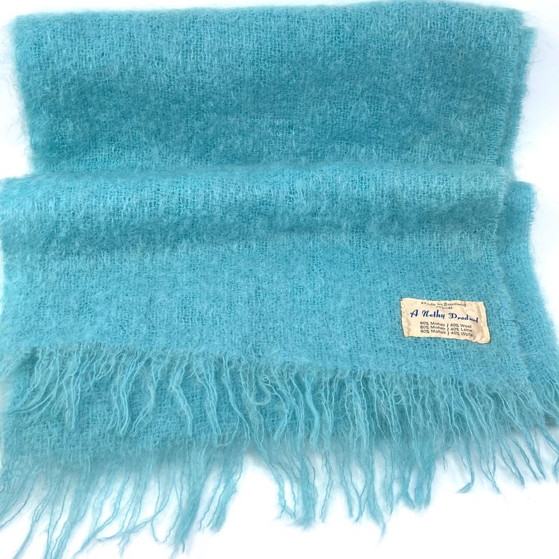Turquoise Scarves - Etsy