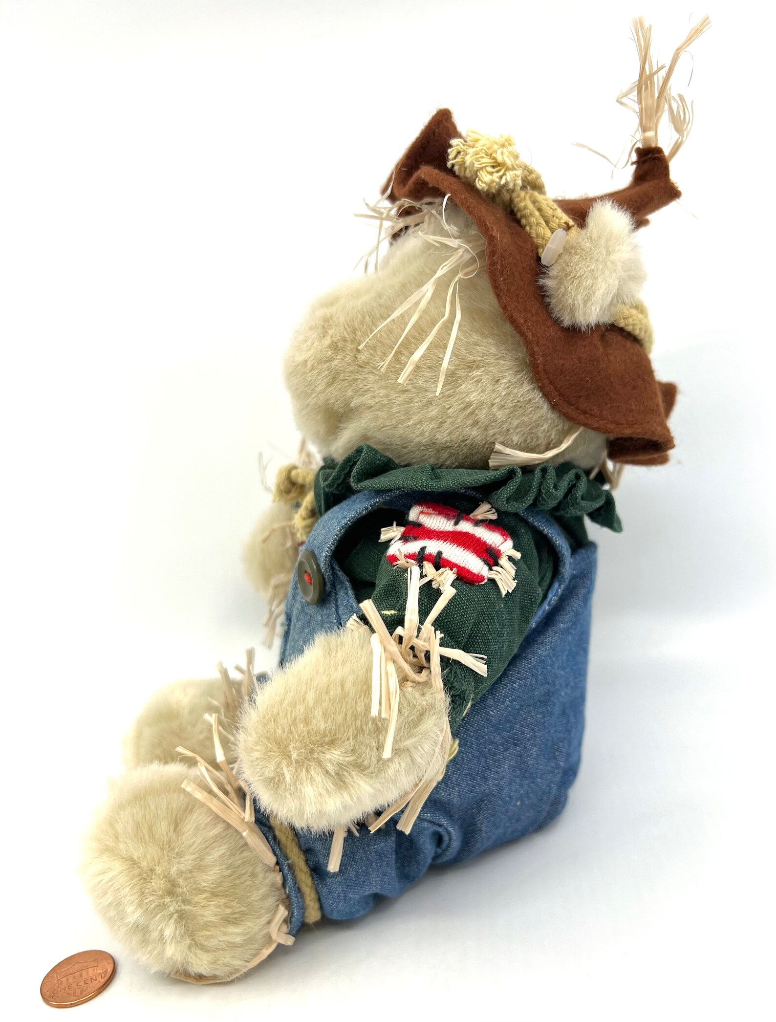Starbucks Scarecrow Bearista Fall Plush Teddy Bear 16th Edition 2001 ...
