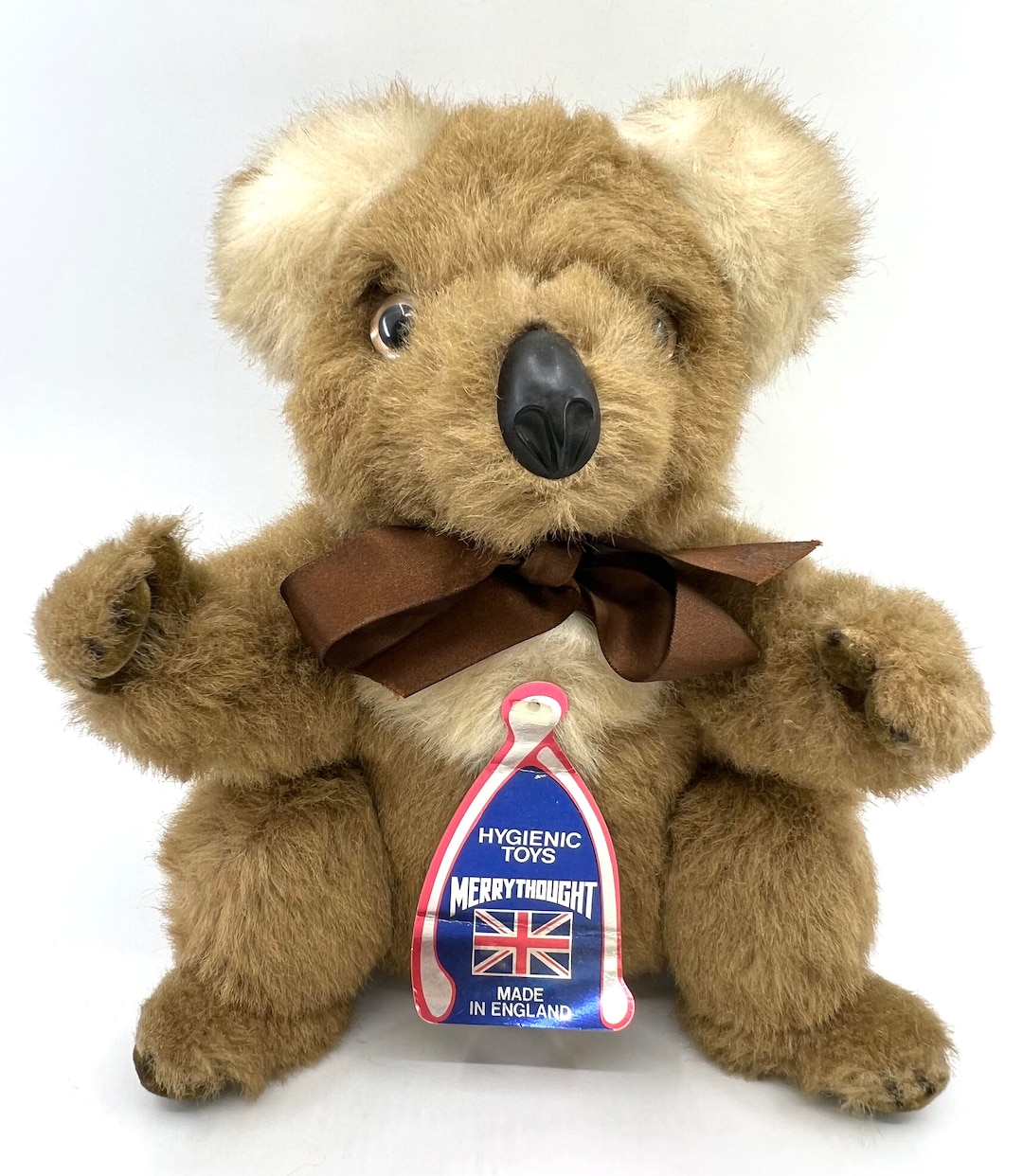 Merrythought England Plush Koala Bear 1990s Hang Tag Seam Label 25cm 10 ...