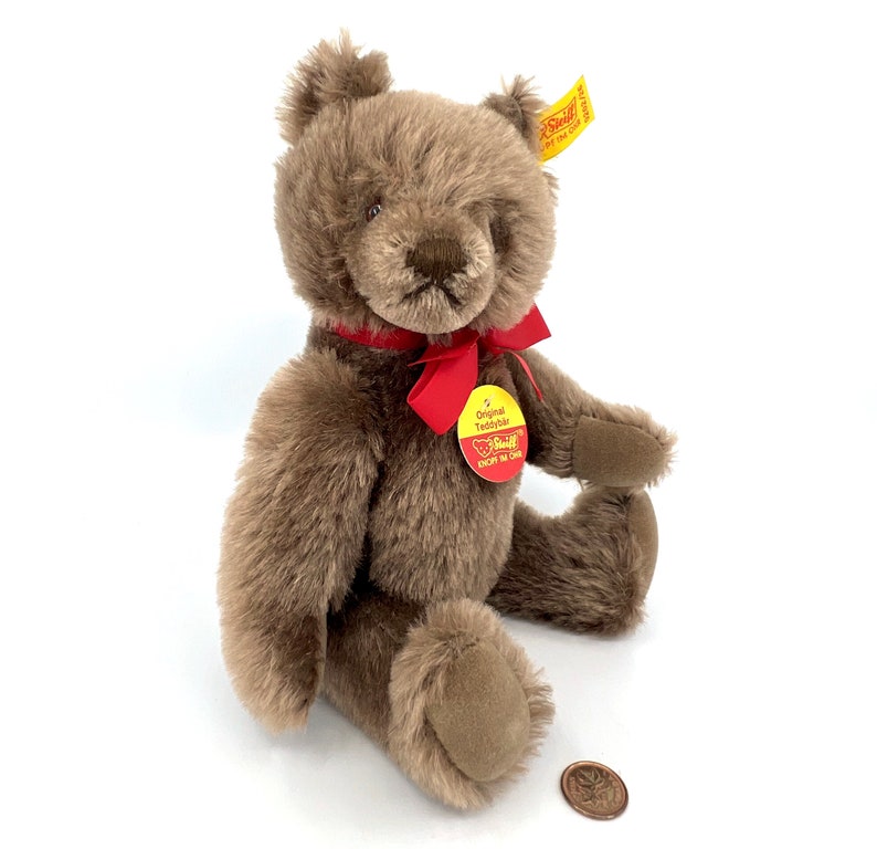 Steiff Germany Mask Original Teddy Bear 1970s Brown Mohair Plush 26cm ...