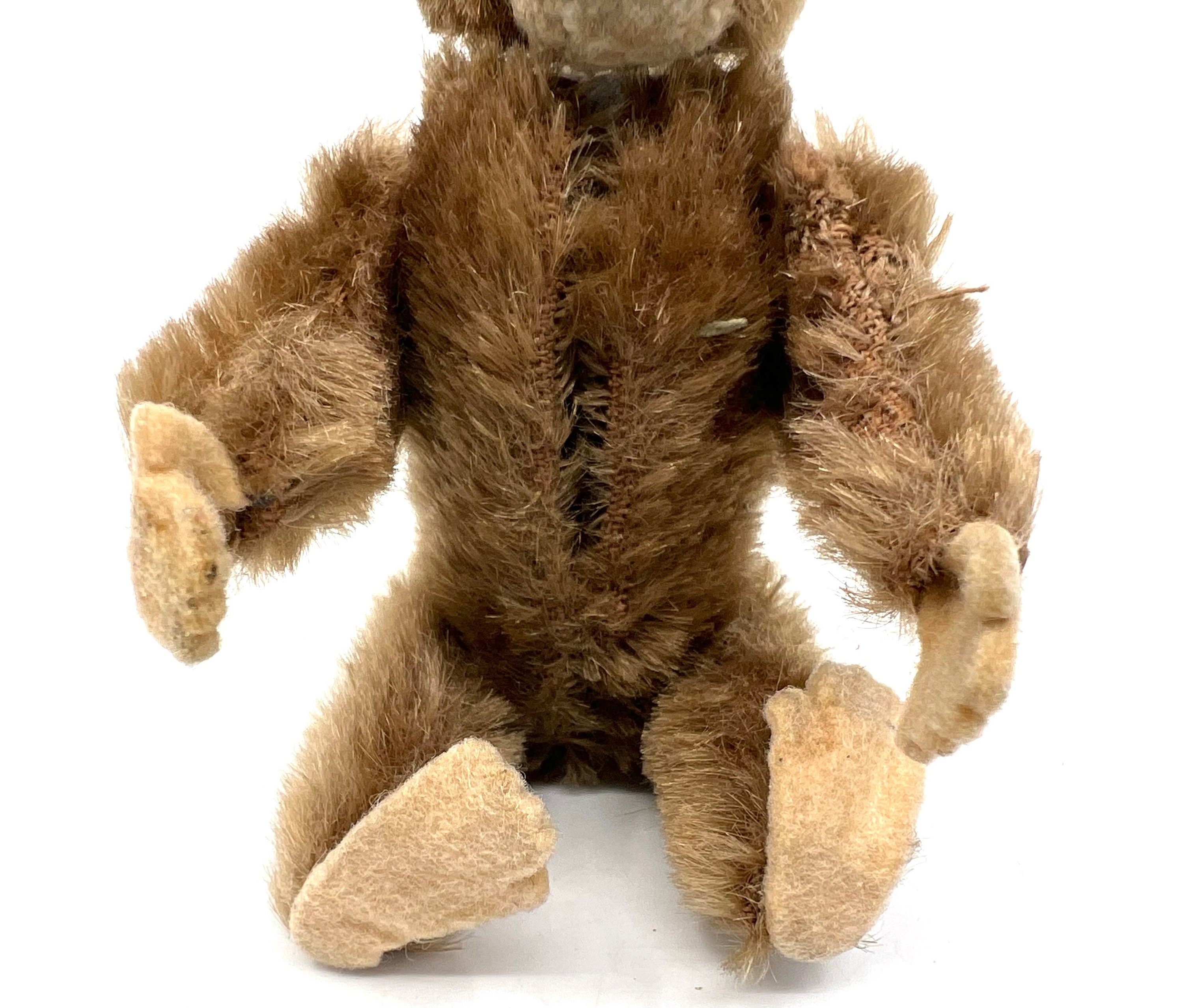 Schuco Germany Monkey Perfume Miniature Brown Mohair Plush Jointed ...