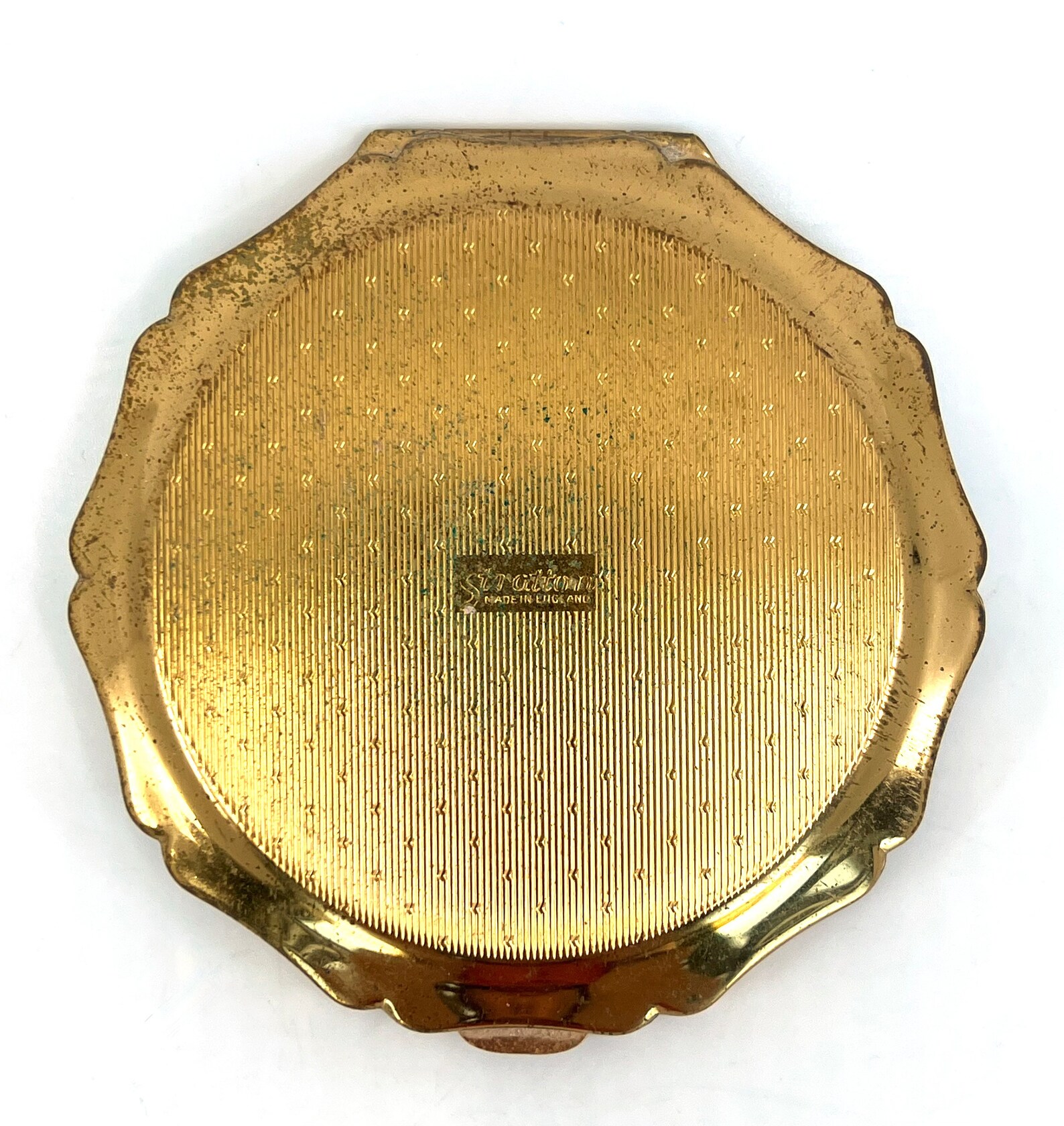 Stratton Powder Compact 1960s Enamel Persian Floral Convertible Sifter ...