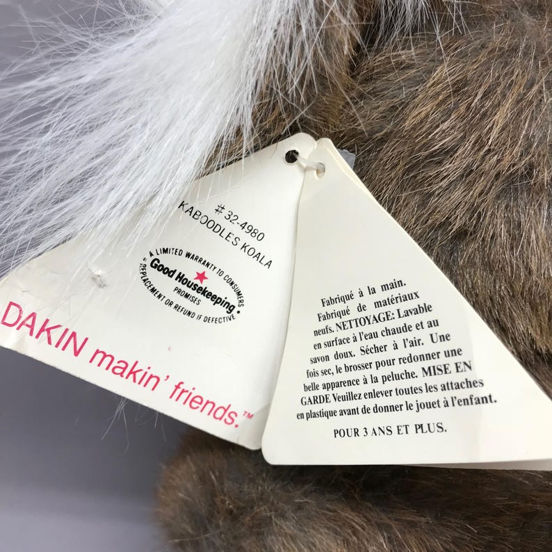 Vintage Dakin Fun Farm Plush Kaboodles Koala Bear 1987 Hang | Etsy
